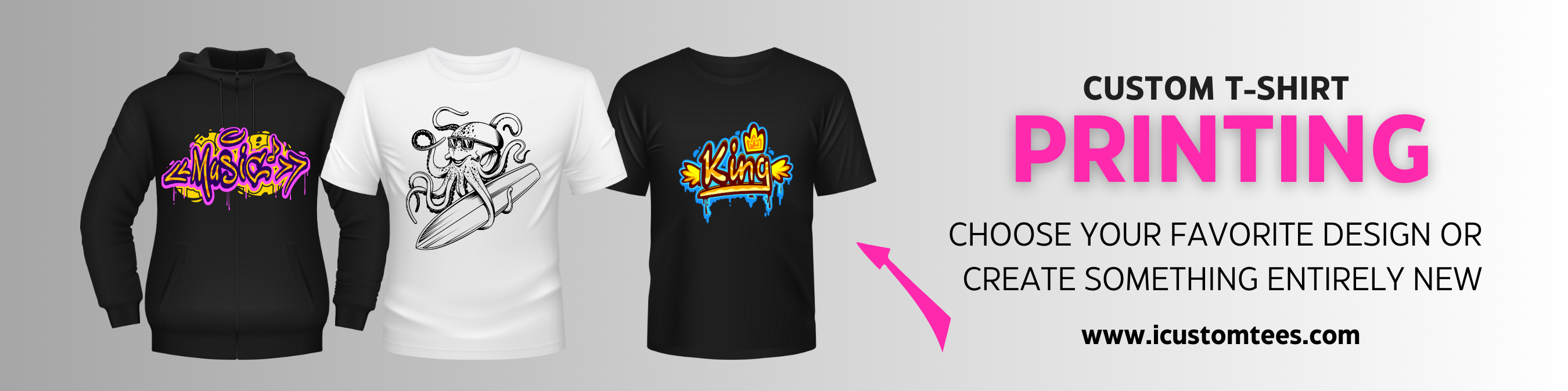 Custom T Shirt Printing Near Me | Icustomtees Custom Shirt Print NYC